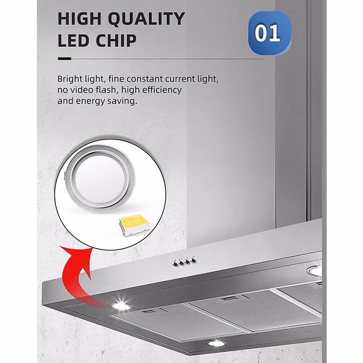 LIDESENMO 2-Pack DC 12V 1.5W Frosted Kitchen Cooker Range Hood Light Bulb LED Diameter 68mm Milky Cover Smoke Exhauster Ventilator Lamp (Warm White 3000K)