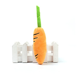 Angoily Pet Chew Toys Dog Toys Carrot Dog Toy Dental Chew Toys Gum Massage Toys Pet Vegetable Toys Chewing Toys for Puppies Chew Toys for Small Dogs Dog Chew Toy Puppy Teething Toys Bite
