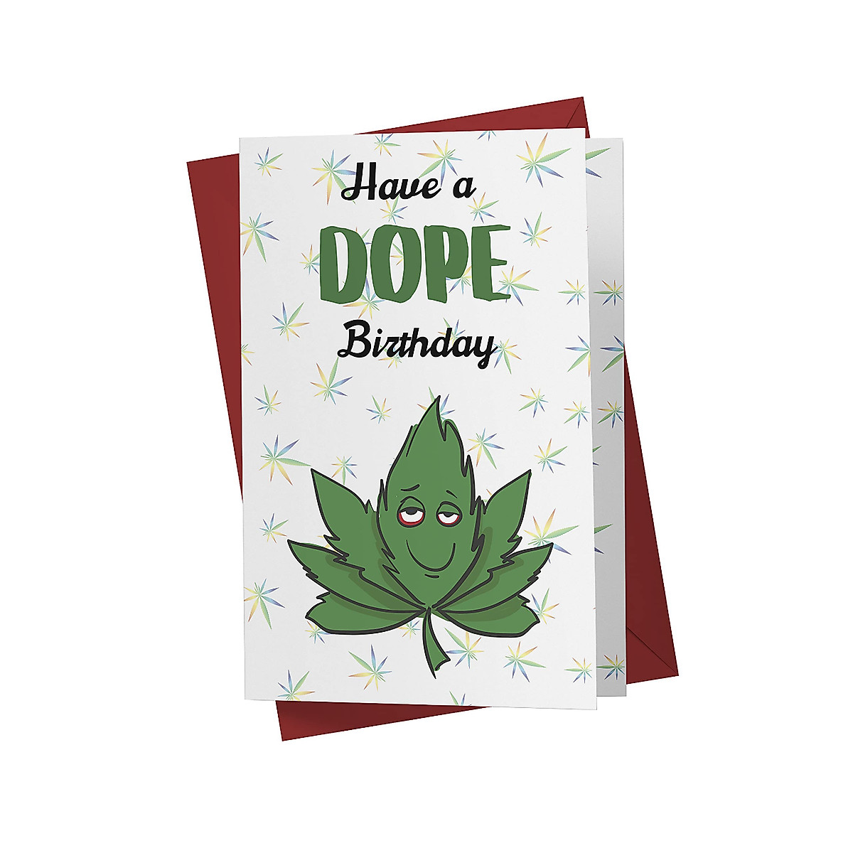Karto Funny Marijuana Birthday Card for Men and Women - 5.5 x 8.5 Inches - Envelope Included