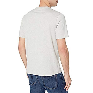 Amazon Essentials Men's Regular-Fit Short-Sleeve Crewneck Pocket T-Shirt, Pack of 2, Bright Green/Light Grey Heather, X-Large