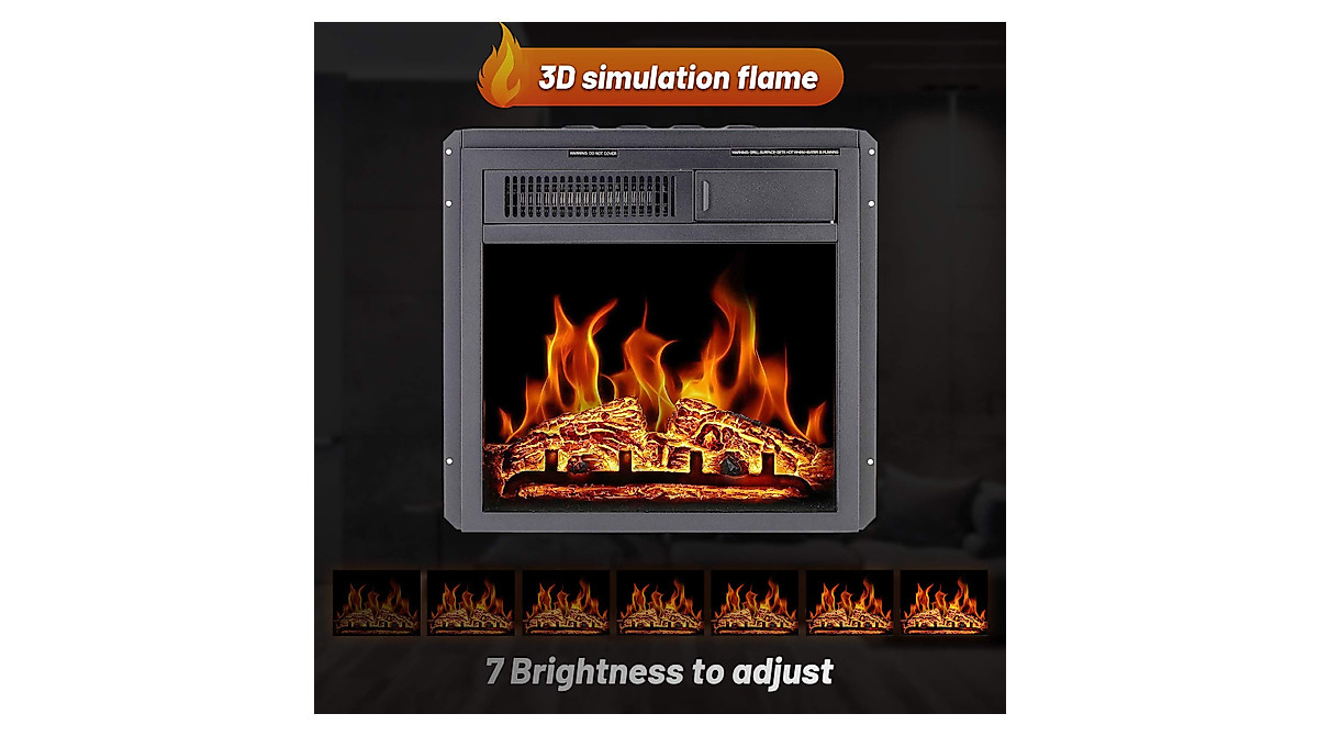 Antarctic Star Electric Fireplace Insert – Modern Comfort