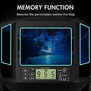 ANDELI Welding Helmet,Auto Darkening Welding Helmet Large View,Flip Up Design True Color 4 Arc Sensor Welding Hood,Cool Welder Mask