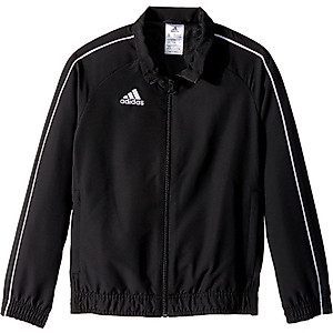 adidas Juniors' Core 18 Soccer Presentation Jacket, Black/White, X-Large