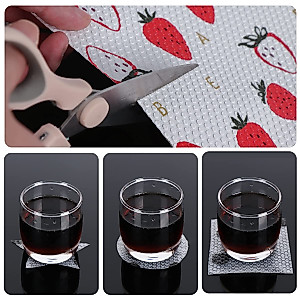 Refrigerator Shelf Liners(47.24''L×17.72‘’W– Premium Cabinet Liner for Kitchen – Shelf Liners for Kitchen Cabinets Non-Adhesive – Waterproof Shelf Paper with Modern Pattern–Durable EVA Cabinet Liners