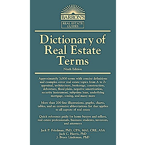Calculated Industries 3405 Real Estate Master IIIx Residential Real Estate Finance Calculator & Dictionary of Real Estate Terms (Barron's Business Dictionaries)