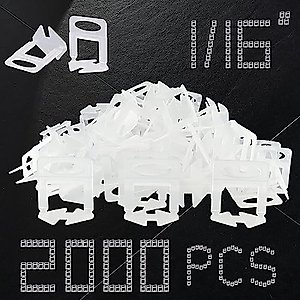 Tile Leveling Clips1/16 inch 2000pcs DIY Tiles Leveler Spacers 1.5mm Tile Tools Set Tile Leveling System for Professional Ceramic Stone Installation