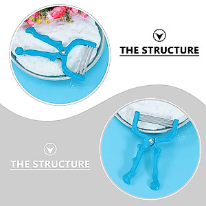 DOITOOL 2Pcs Manual Face Hair Removers Threaders Portable Face Lips Removal Epilator Stainless Steel Epilators Threading Beauty Tool