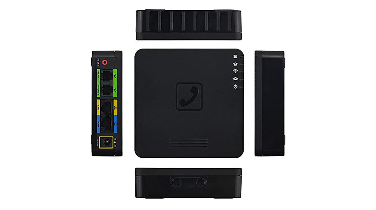 2-Port VoIP SIP Phone Adapter with WiFi | GT202 Wireless Router