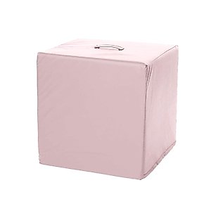 foamnasium Large Block, Indoor Foam Playset, Soft Toddler and Active Kids Play Foam Block for Crawling, Climbing, and Jumping, Made in The US, Pink