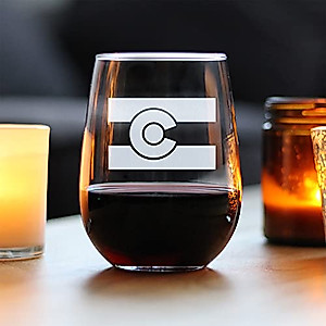 Colorado Flag - Stemless Wine Glass - Centennial State Themed Gift and Décor - Large 17 Ounce