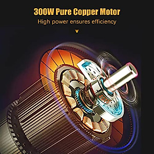 Karlak Cordless Grass Trimmer Weed Wacker 12V Weed-Wacking Machine Lightweight Adjustable Height Metal Cutting Blade for Garden and Yard Bush Mowing Grass Lawn Pruning