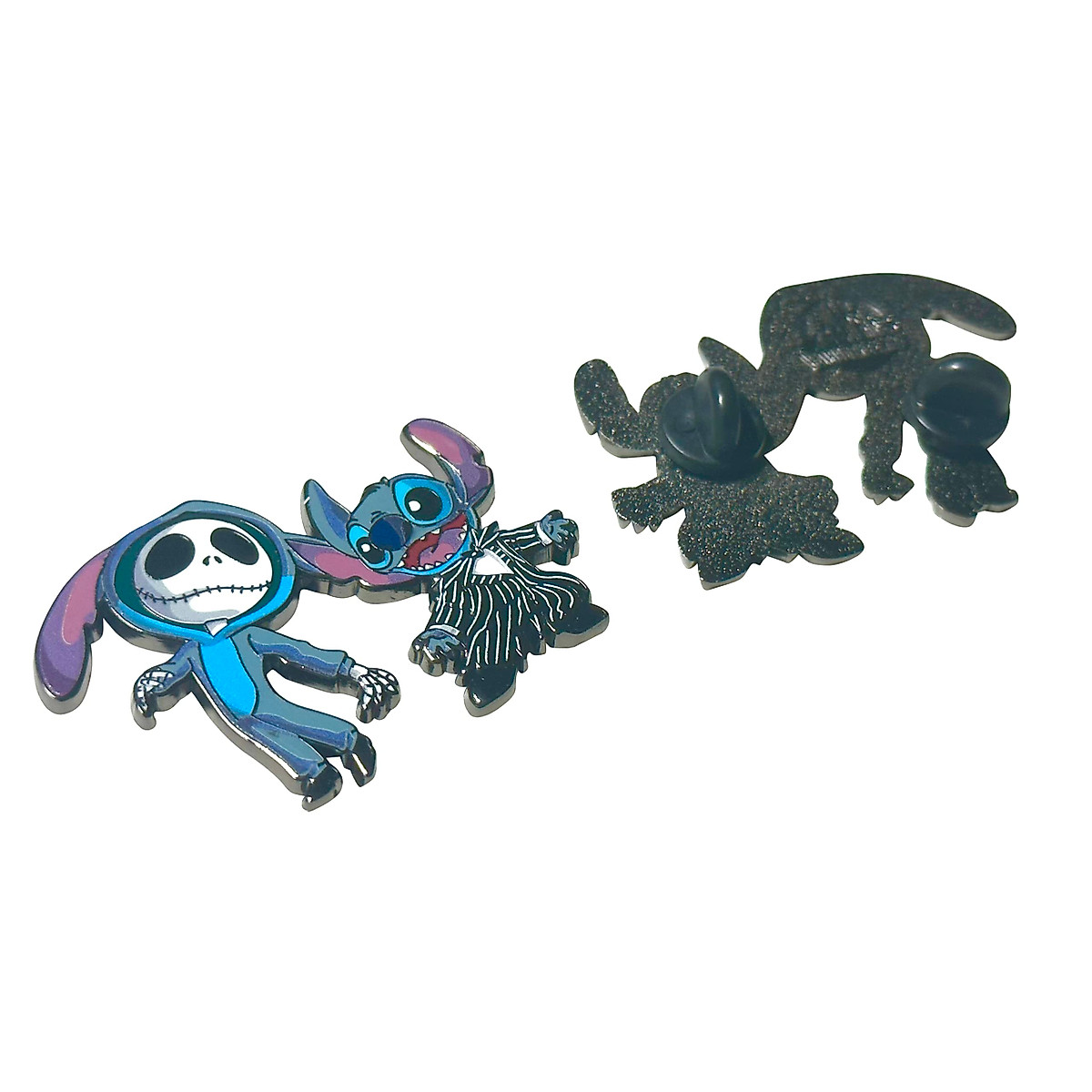 Whimsical Enamel Pin - Playful Character Duo Pin for Animation Fans, Horror Pin, 2 Inch Zinc Alloy Lapel 90s Pin, Funny Enchanting Nostalgic Collectible Pin