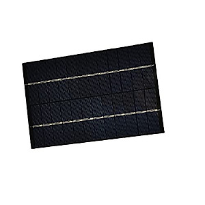 Heyiarbeit 1 Pcs 12V 4.2W Small Polysilicon Epoxy Resin DIY Solar Panel Module 130mm x 200mm/5.12" x 7.87" for Cell Charger