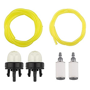Milttor Fuel Line with Primer Bulb for Zama Poulan Homelite Craftman Chainsaw Trimmer Chiansaw Blower 2 Cycle Engine