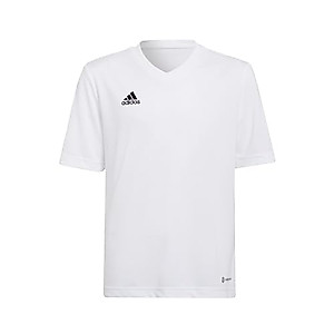 adidas Kids' Entrada 22 Jersey, White, Medium