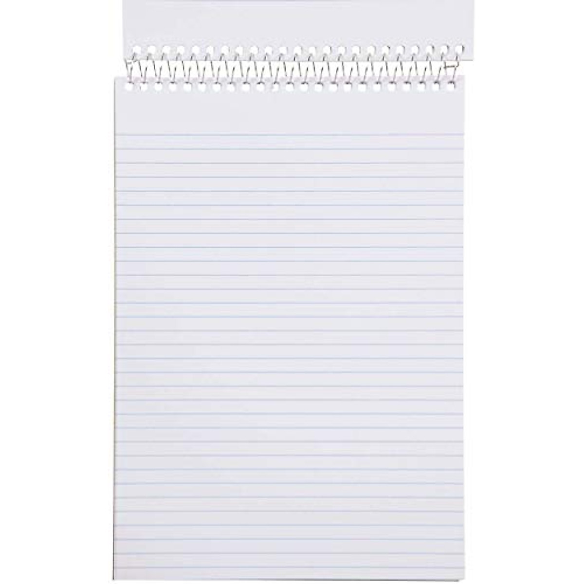 Mintra Office Steno Book - (Primary Colors, 8 Pads/Pack, Narrow Ruled) - 6inx9in, 100 Sheets per pad, POLY Cover, notebook for writing notes in school, university, college, work, office