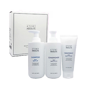 Atomy Absolute Hair Care Set (3pcs) - Shampoo, Conditioner and Hair Pack