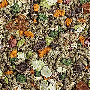 Vitakraft Menu Premium Rabbit Food - Alfalfa Pellets Blend - Vitamin and Mineral Fortified, Carrots,Greens,Grains,Fruits, 4.9 pounds