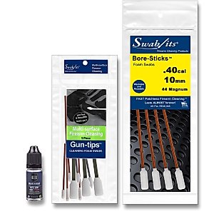 Swab-its® 40 caliber .40cal/10mm/44MAG Handgun Firearm Cleaning Kit - Made in The USA