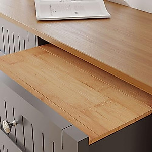 Alorksi Kitchen Island with Trash Cabinet