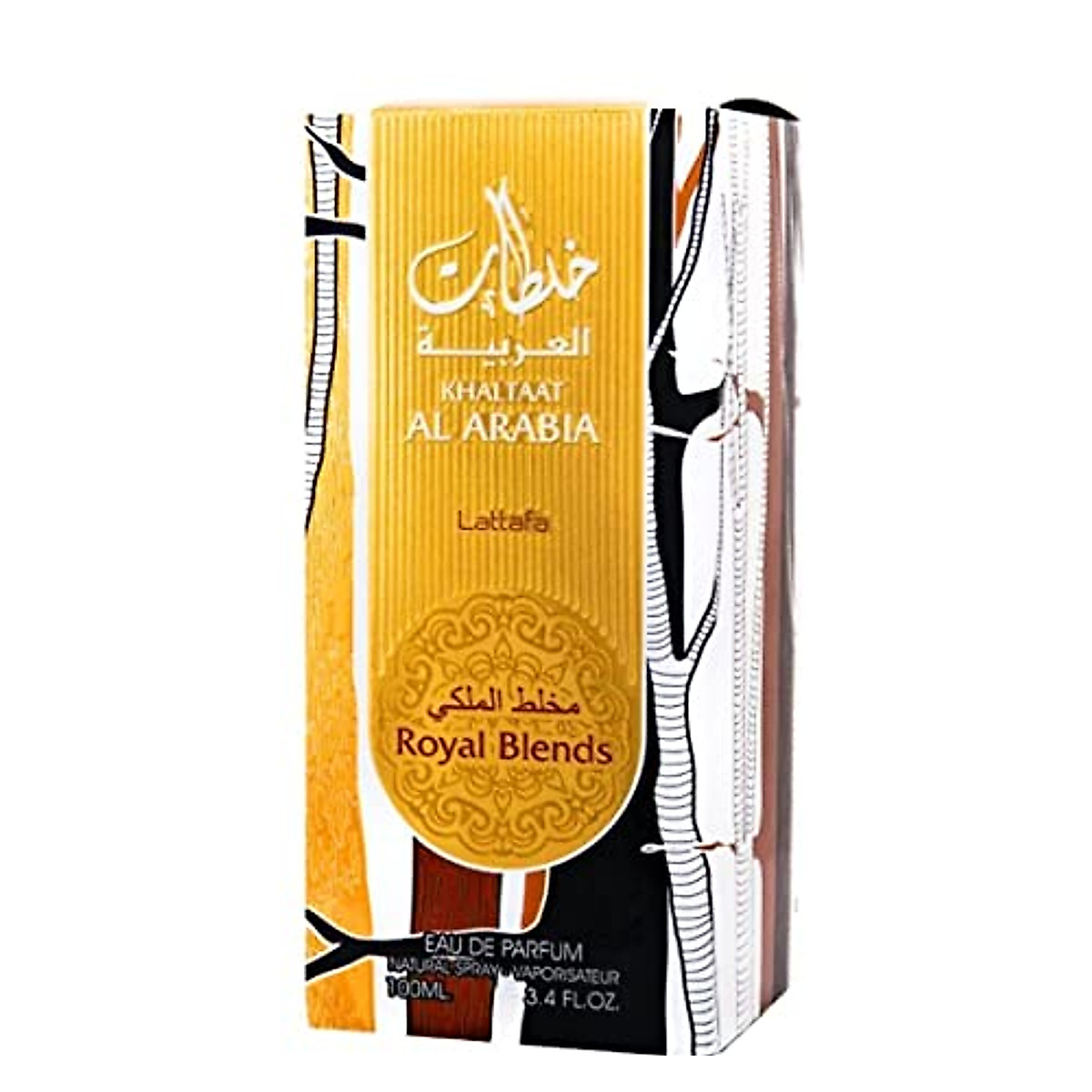 Lattafa Prestige Khaltat Al Arabia for Unisex Eau de Parfum Spray, 3.4 Ounce