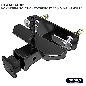 OEDRO 2" Rear Trailer Hitch Receiver Class 3 Towing Hitch & Cover Kit, Fits 2009-2018 Dodge Ram 1500/2003-2013 Ram 2500 3500/2019-2023 Ram 1500 Classic, Tow Combo (Hitch Cover Included)