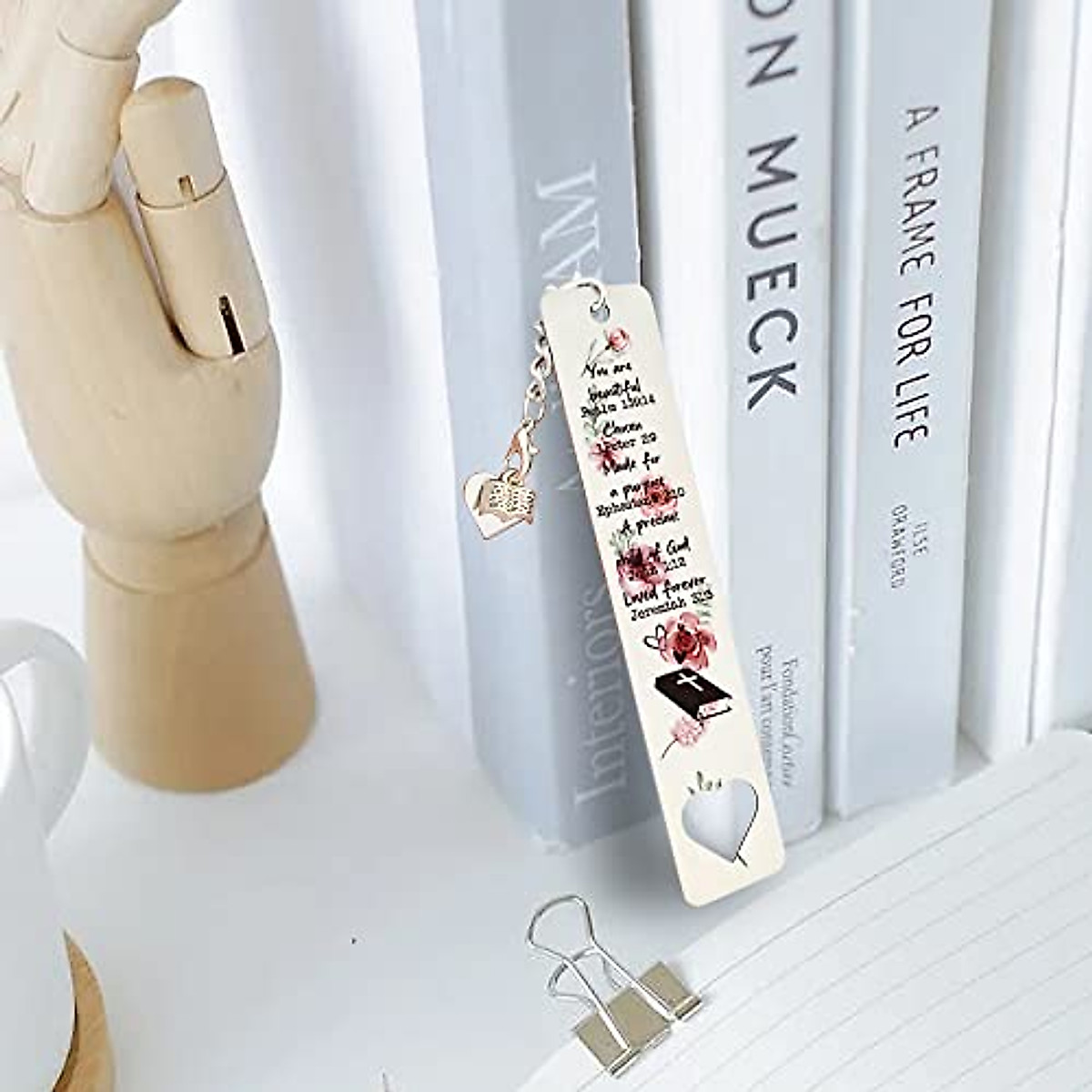Inspirational Bookmarks, Religious Gifts for Sister, Friends, Women, Men, Book Lover, Christian Gifts for Him, Her, Christmas Day Gift for Book Lover, Bookworm, Colleague-WB53