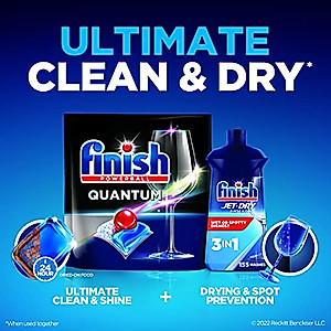 Finish Jet-dry, Rinse Agent, Ounce Blue 32 Fl Oz (Packaging May Vary)
