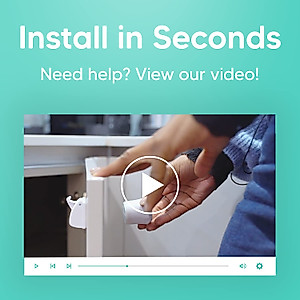 AYCORN Safety Magnetic Child Locks for Cabinets (10 Locks & 2 Keys), Baby Proofing Cabinet Locks for Doors and Drawers 10 Pack - Easy Install No Screws or Drilling Toddler Child proof Cabinet Latches