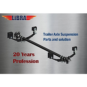 LIBRA 7000# 7k Tandem Trailer Axle Suspension Kit Leaf Spring/U-Bolt/Hanger Kit