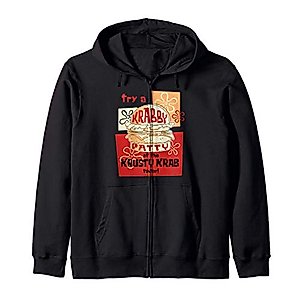 SpongeBob SquarePants Try A Krabby Patty At The Krusty Krab Zip Hoodie