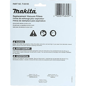 Makita T-03193 Cloth Vacuum Filter (3 Pack)