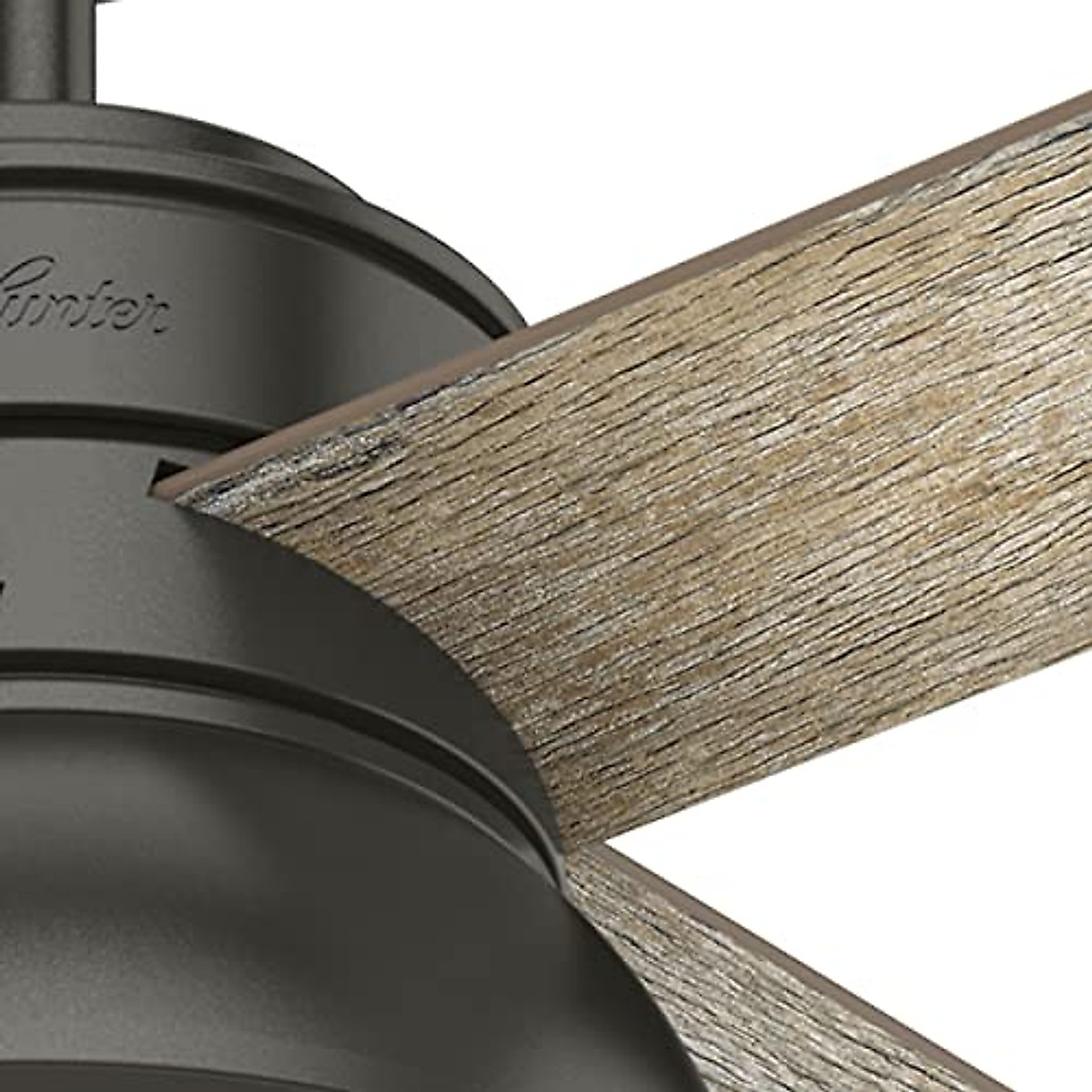 Hunter Loki Indoor with LED Light with Pull Chain Control, 52", Noble Bronze