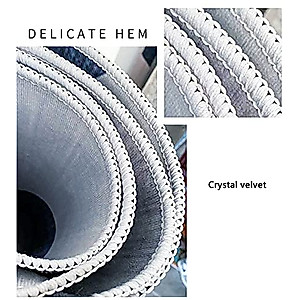 Wusan Boys Doormat Bedroom Living Room Area Rug Blue Fire and Skull Carpet Thrilling