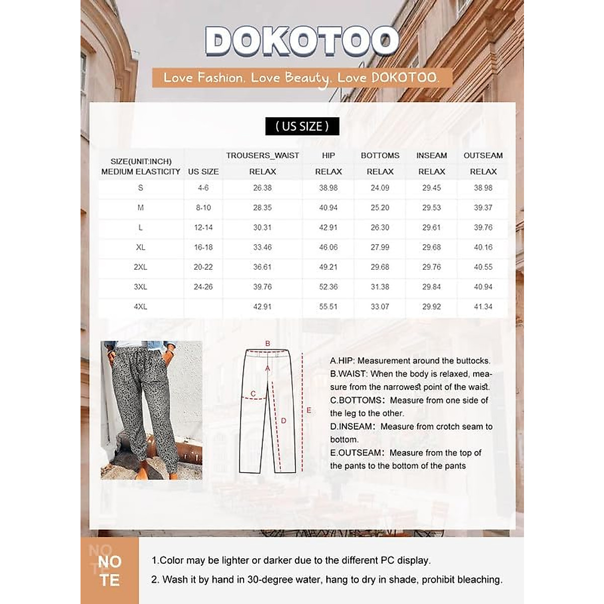 Dokotoo Womens Summer Comfy Casual Loose Breezy Leopard Drawstring Elastic Waist Loose Jogging Jogger Pants Sweatpants for Women with Pockets Large