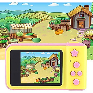 Digital Cameras for Kids Kids Camera 2.0 Inch Mini Rechargeable Child Digital Camera Toys for Children with 400MA Battery, for 2-8 Year Old Boys Girls