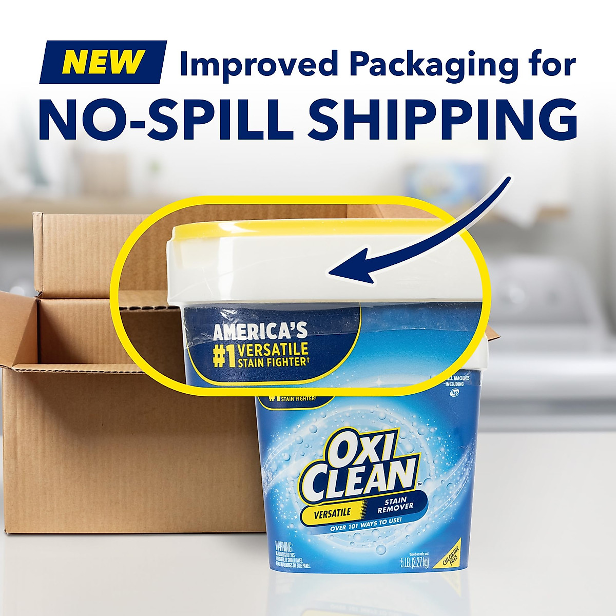 OxiClean Versatile Stain Remover Powder, 5 lb