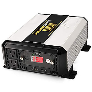 POWERDRIVE Powerdrive 1000W, Bluetooth Pure Sine Wave, Power Inverter