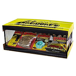 Zoo Med Creatures Creature Den Low Profile Starter Kit - 6 gal, Assorted