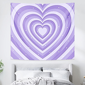 Pecfamly Purple Tapestry - Y2K Tapestry - Y2K Room Decor - Tapestry Y2K - Purple Room Decor - Tapestry Purple - 2000S Room Decor - Cute Tapestry for Bedroom - Y2K Bedroom Decor - Purple Wall Decor