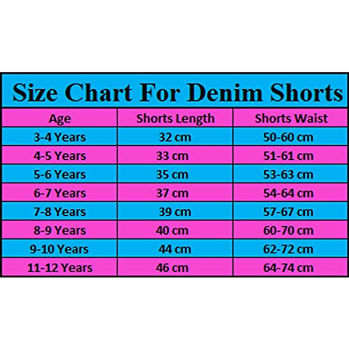 Girls Paperbag Denim Shorts Sand Short High Waist Belted Paper Bag Hot Pants 11-12 Years
