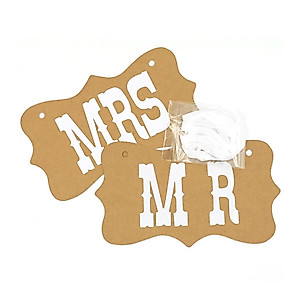 Borsgye 14PCS Just Married Banner Mr and Mrs Wooden Signs Letters Decorations Set Love Foil Balloons Glitter Latex Balloons Reception Sign Garland for Table Decor Bridal Decorations Supplies