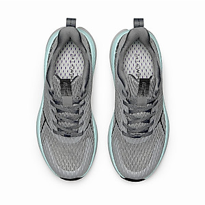 ALLSWIFIT Women's Walking Shoes Comfortable Running Tennis Cloud Walker Athletic Gym Workout Cross Training Sneakers,Size 8.5,Grey,SARR009W