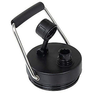 RTIC Jug Sports Lid Cap Top - Compatible with RTIC Jug - Sport Lid Top with Steel Handle - Easier to Carry