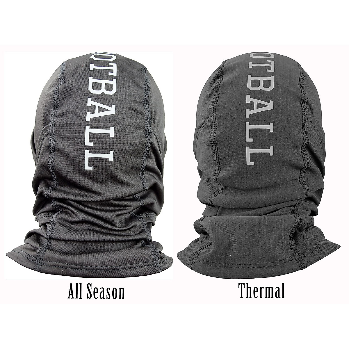 Sports Unlimited Adult Thermal/All Season Football Hood, Adult Balaclava Mask, Wear Under Helmet, Snowboarding & Snow Ski