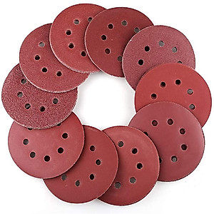 New Bundle: 3 Pack 2 Inch Quick Change Adapter + 100Pcs 5 Inch 8 Hole Orbital Sander Sandpaper