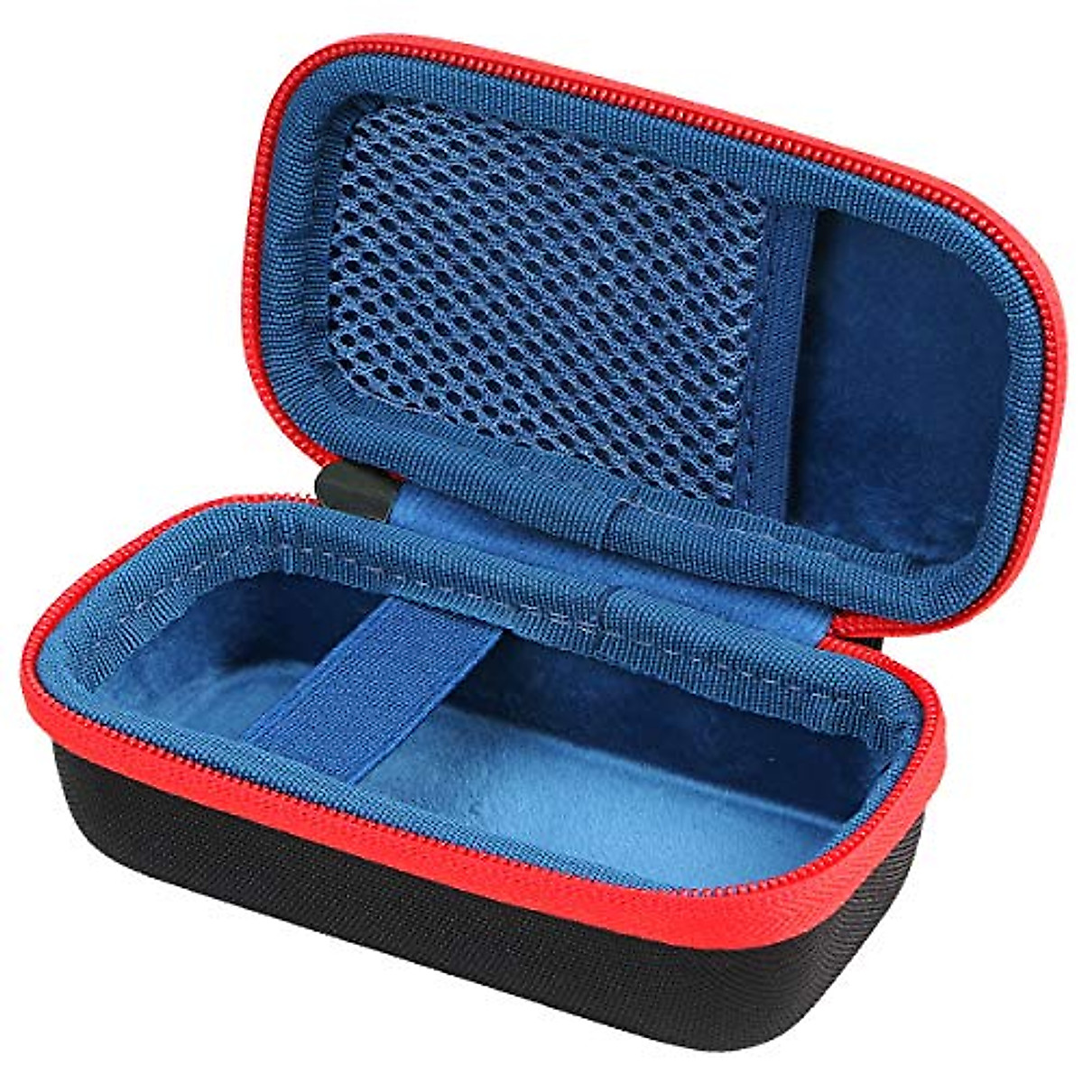co2CREA Hard Travel Case Replacement for Bosch GLM 50 C/GLM 40 / GLM 165-10 / GLM 165-40 Enabled 165’ Distance Measure (Black Case + Inside Blue + Red Zipper)