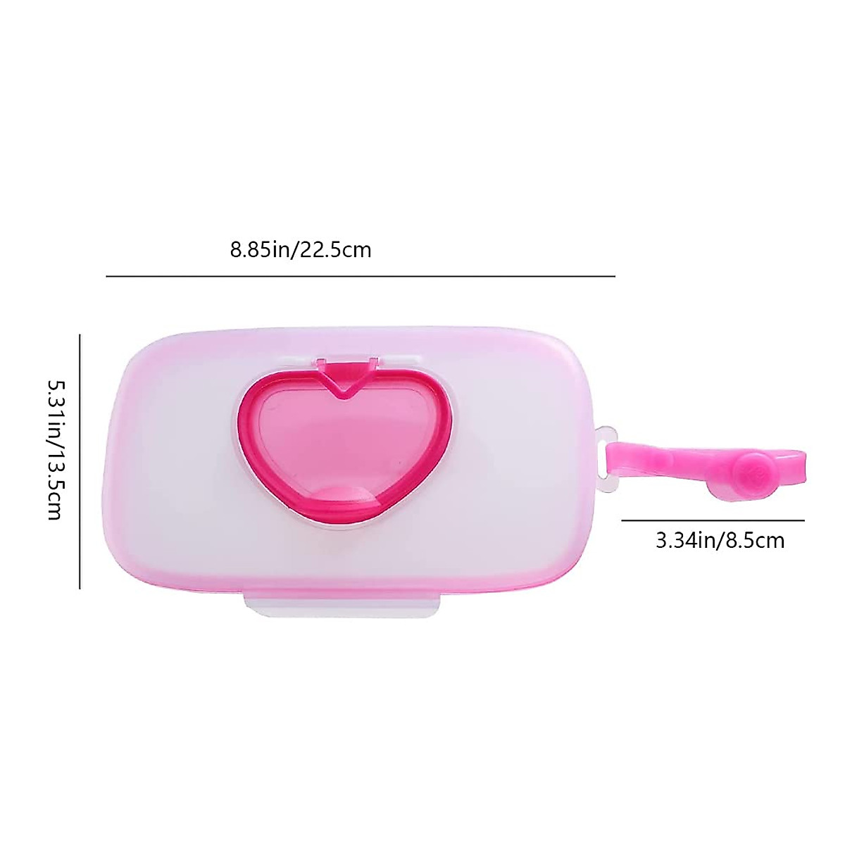 Wet Tissue Box Dirt Resistant Wet Wipe Container Durable Baby Wet Wipe Pouch Container for Travel Outdoor Car Office Home Accessories