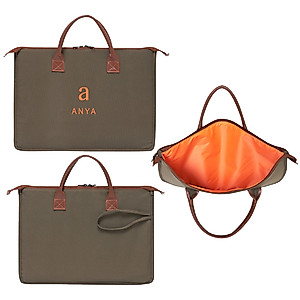 ANYA Art portfolio bag, artist carrying case, storage bag for artwork, posters with zipper and handles, light weight art bag for professionals, students KONST