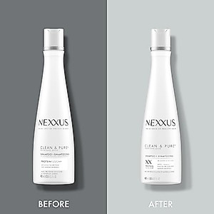 Nexxus Clean and Pure Clarifying Shampoo With ProteinFusion, For Nourished Hair Paraben-Free 13.5 oz